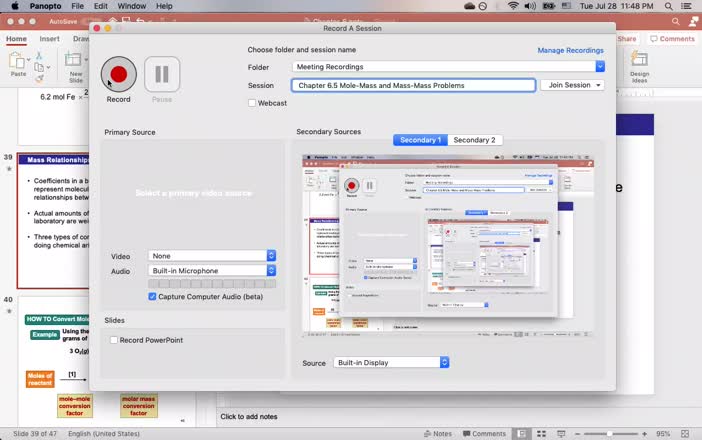 Chapter 6.5 Mole-Mass and Mass-Mass Problems