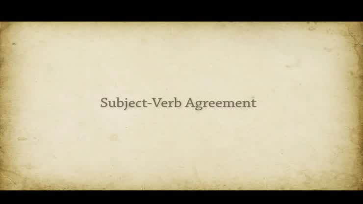 SubjectVerbAgreement_Socratica