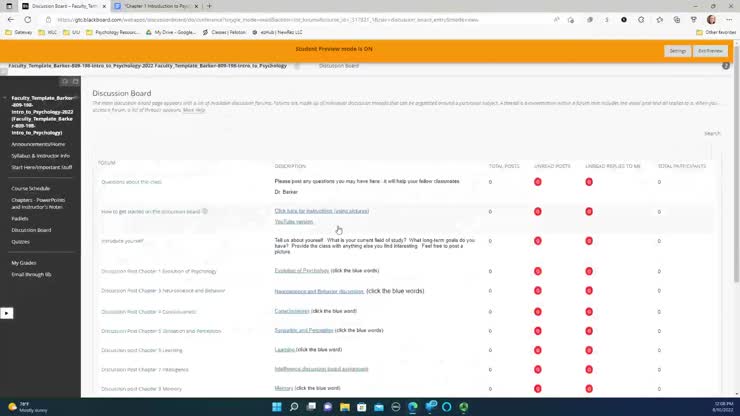 How to write a discussion board post