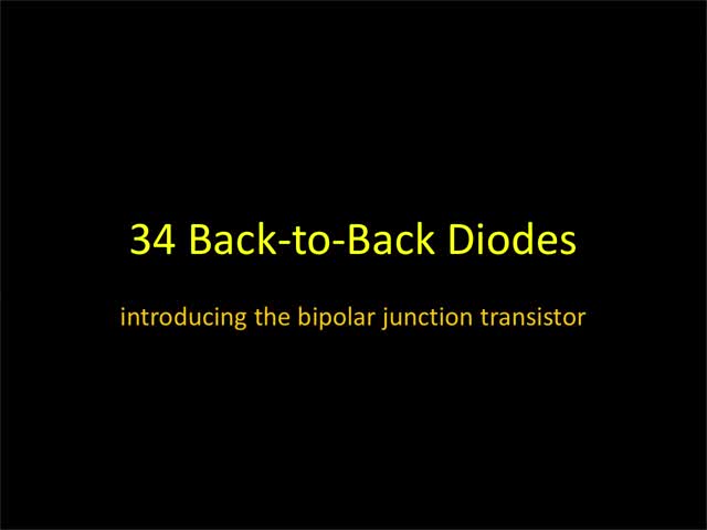 34 Back-to-Back Diodes