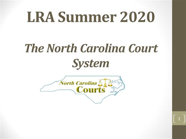 The NC Court System