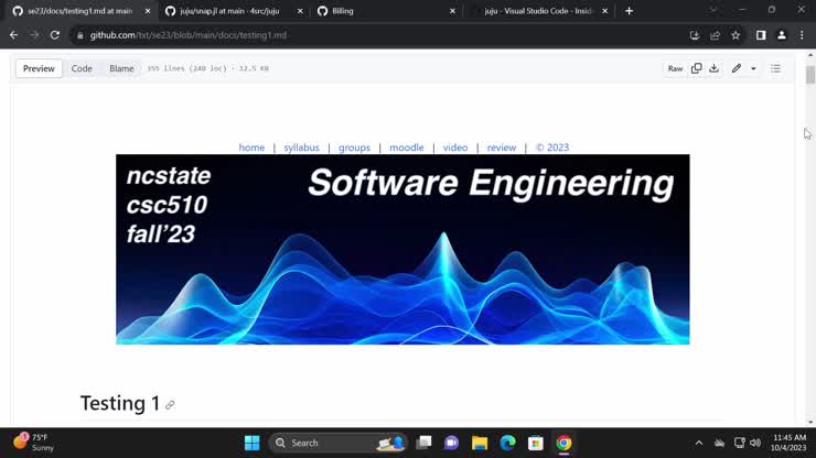 CSC 510 001 10/04/23
