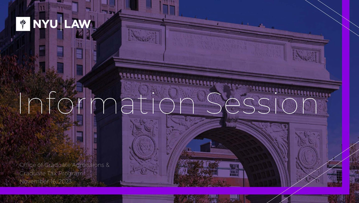The LLM in Tax at NYU Law
