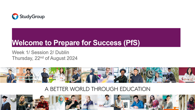 PfS - Week 1 Thursday