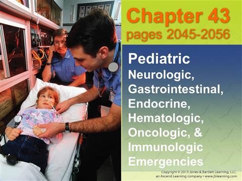 Chap. 43 Pediatric Medical Emergencies P1