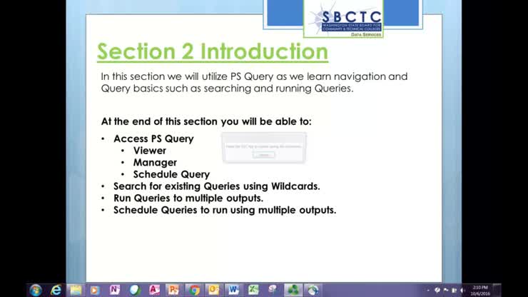 2. ctcLink PeopleSoft Query 101 Basics Section 2 - Searching Using ...
