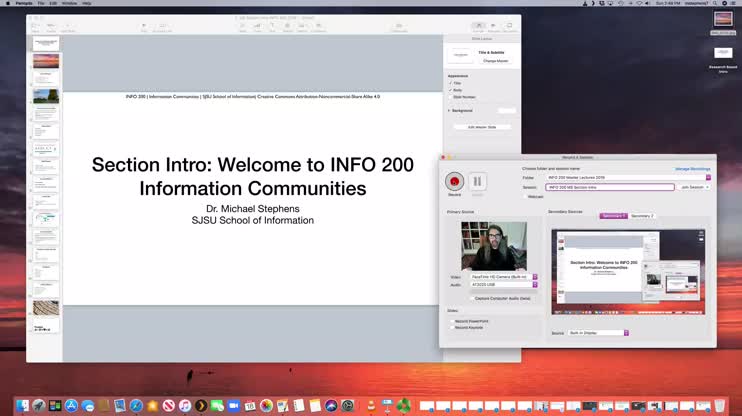 INFO 200 MS Section Intro