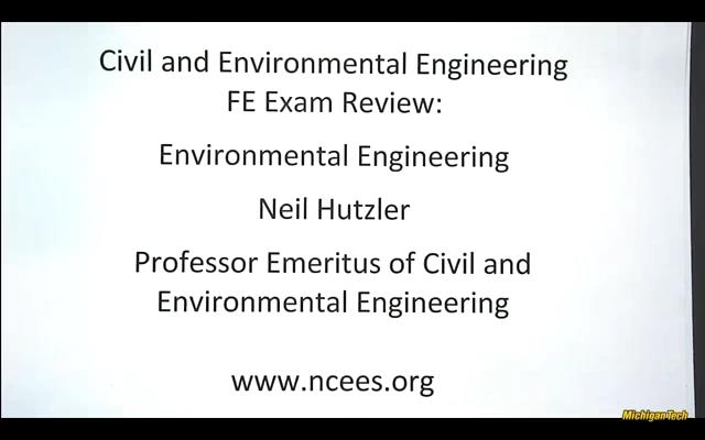 FE Review-Environmental Engineering