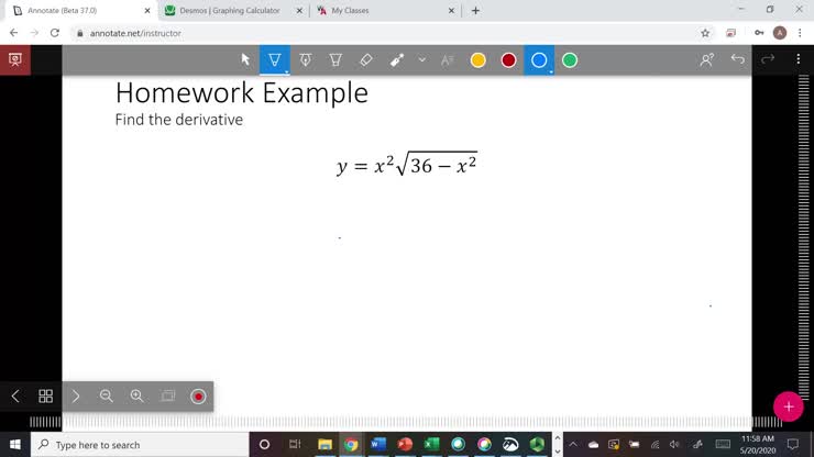 MAT 271 Chain rule homework examples