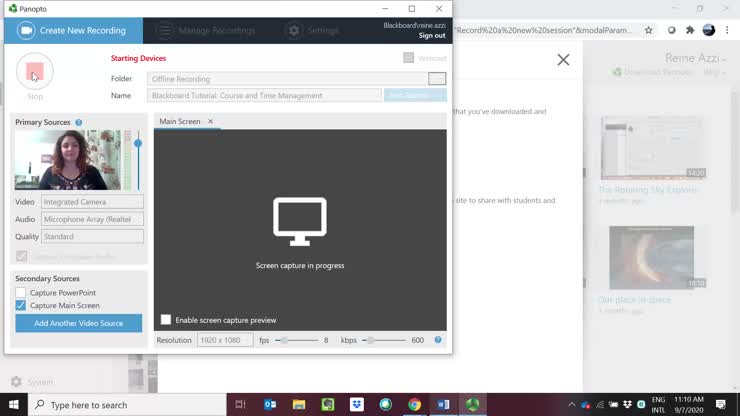 Blackboard Tutorial: Course and Time Management
