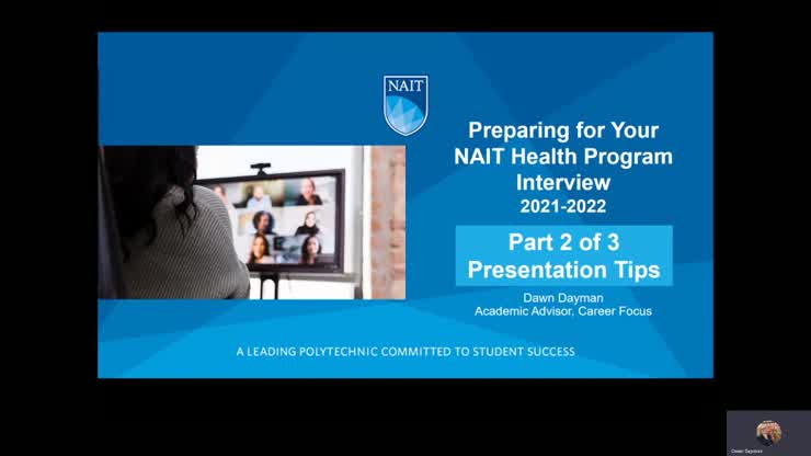 Preparing for Your NAIT Health Program Interview - Part 2