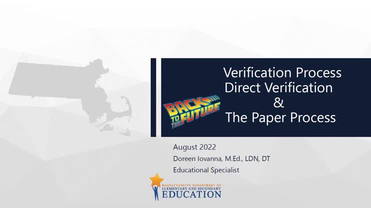Verification Process, Direct Verification & The Paper Process