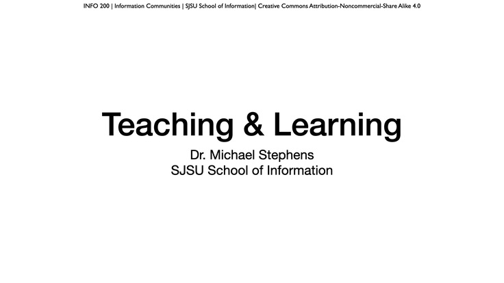 Module 11 - Teaching and Learning