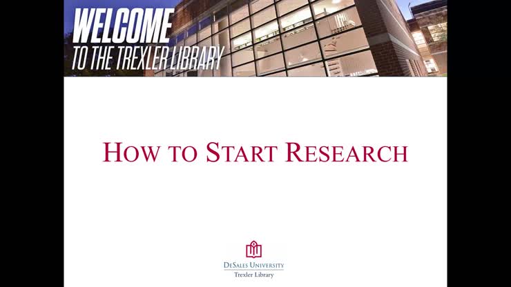 How to Start Research