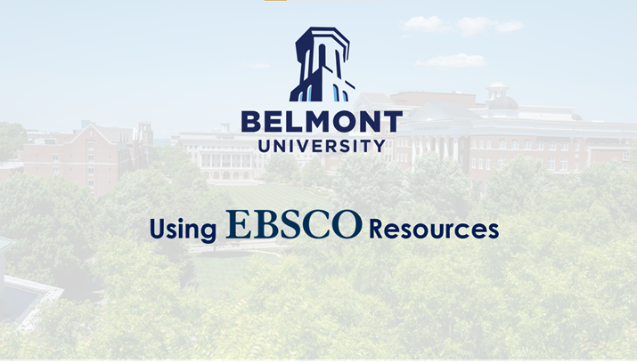 EBSCO Search Basics