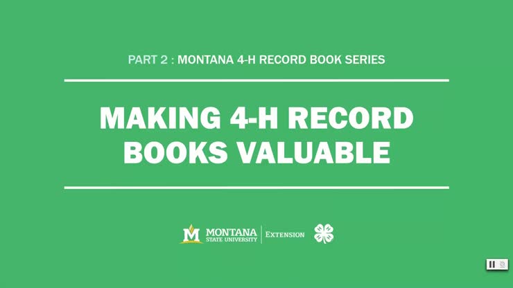 Making 4-H Record Books Valuable