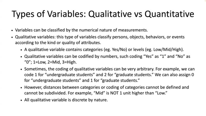 Week 1 Part 2 Types of Variables