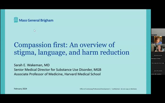 Compassion first: An overview of stigma, language, and harm reduction