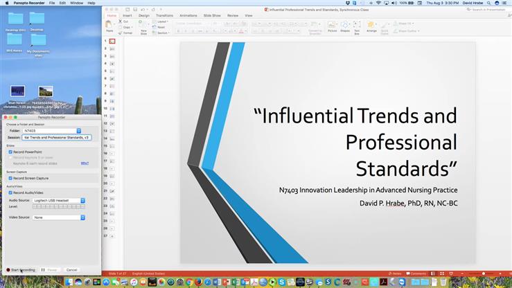 N7403 Influential Trends and Professional Standards, v3