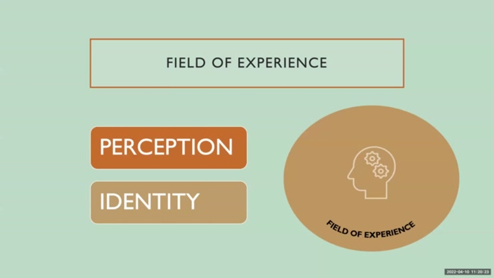 CMST&101 Field of Experience, Perception, Identity Lecture Video