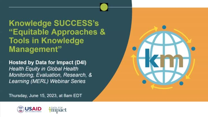 Equitable Approaches and Tools in Knowledge Management