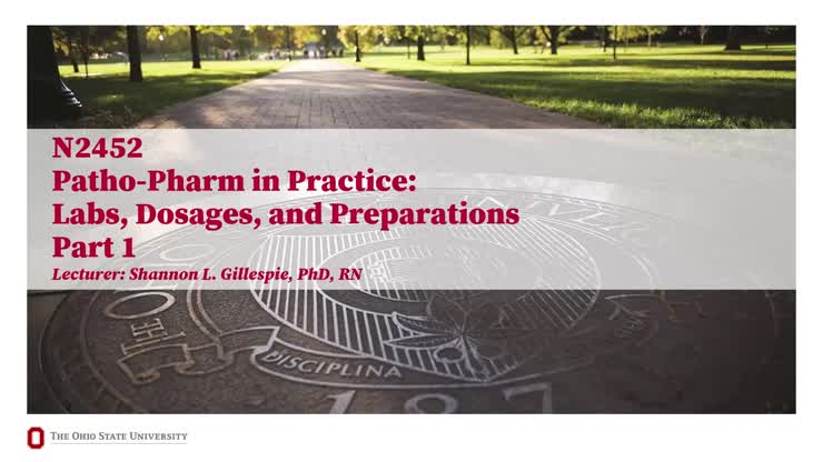 Patho-Pharm in Practice: Labs, Dosages, and Preparations