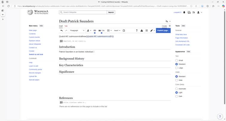 Adding Text into Article