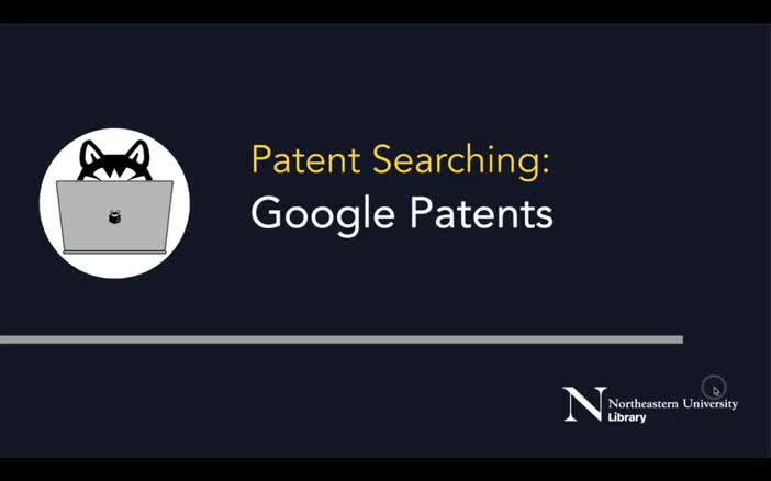 Patent searching: Google Patent Search