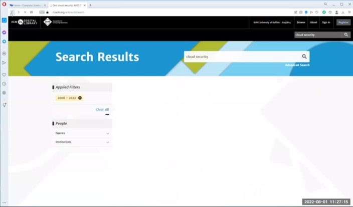 Acm Digital Library Search