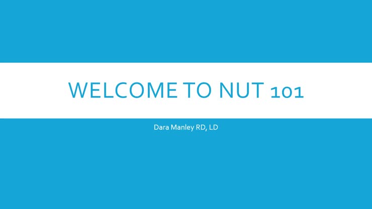 Introduction to NUT 101