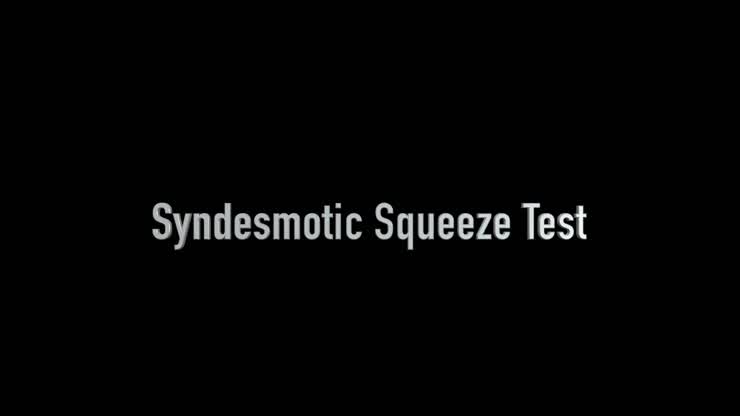 Syndesmotic Squeeze Test