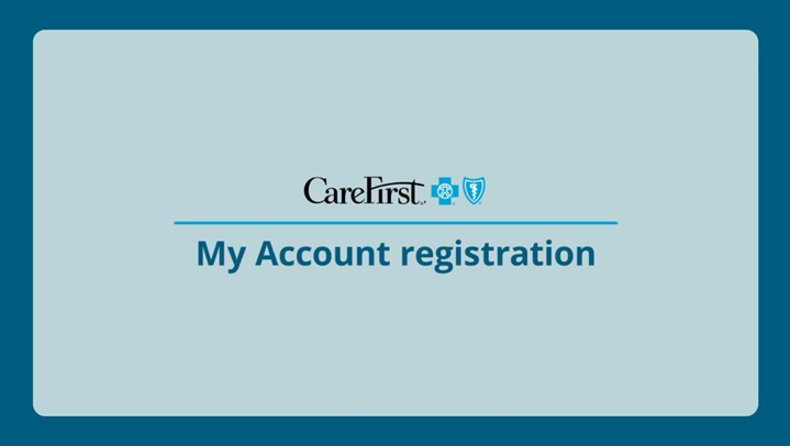 CareFirst - Account Registration