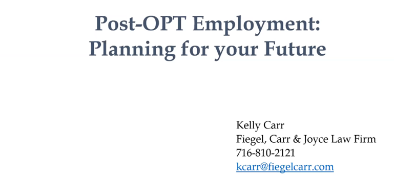 Post-OPT Employment: H-1B and Other Visa Options - Edited