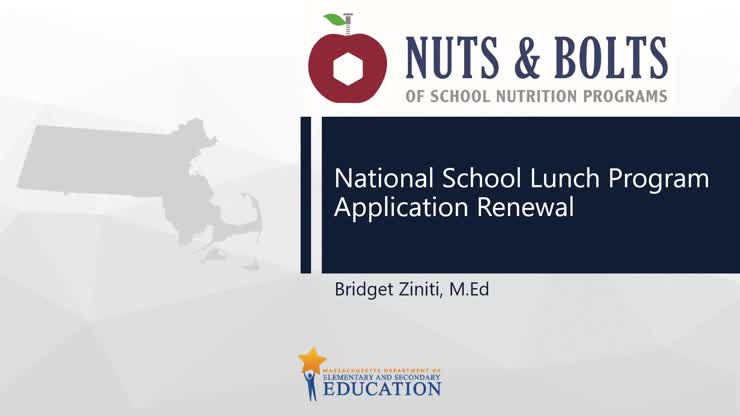 NSLP Application Renewal - August 2023