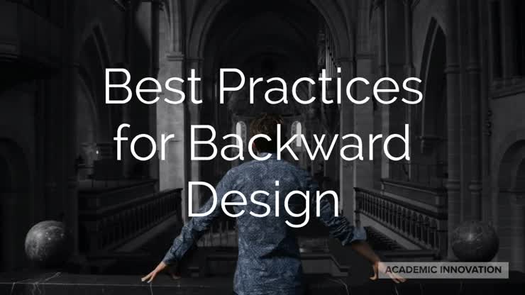 Best Practices for Backward Design