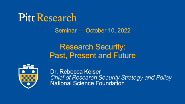 Rebecca Keiser Seminar — October 10, 2022
