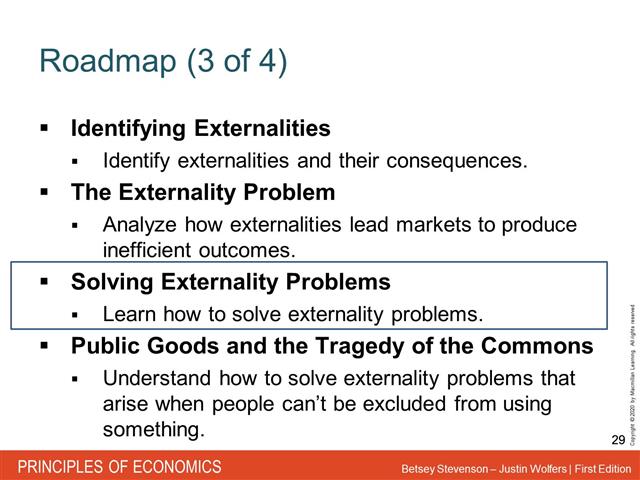 Diaz - Econ 201 - F22 - Ch10 Pt3 - Solving Externality Problems (6:59)