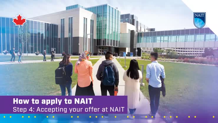 How to apply to NAIT - Step 4: Accepting your offer to NAIT
