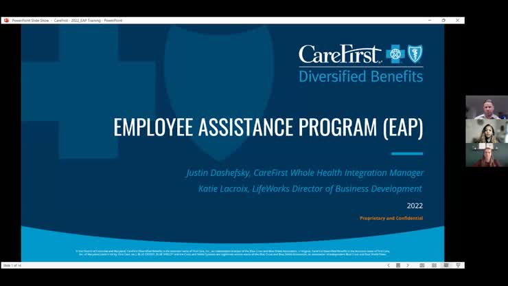 CareFirst - 2022_EAP Training - 2.1.22