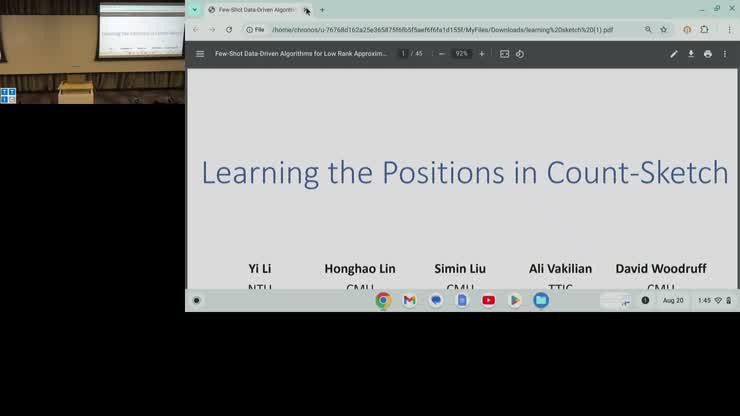 Learning-Augmented Algorithms Day 2 on 8/20/2024 (Tue) - Continued