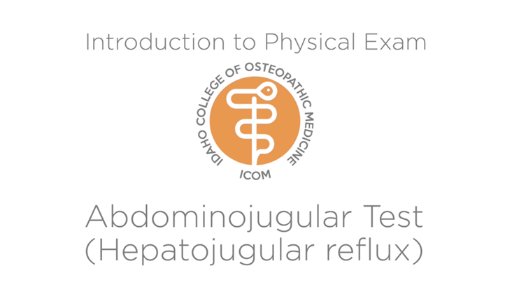 Abdominojugular Test (Hepatojugular reflux)