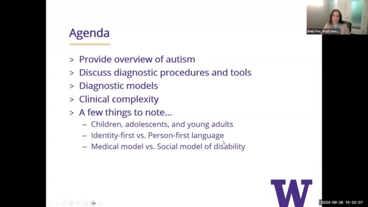 Psych Forum: Emily Fox, Psy.D