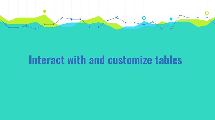 DW Feature - Advanced Pivot Table Interactions and Customizations