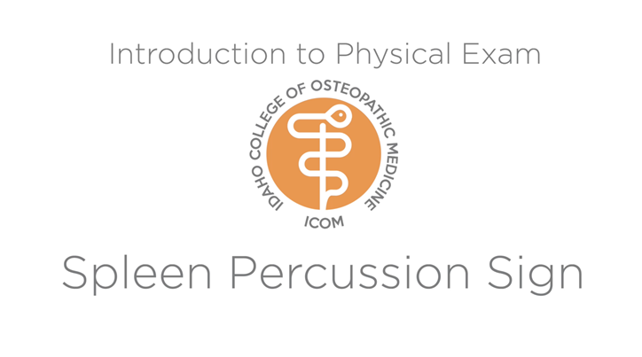 Spleen Percussion Sign