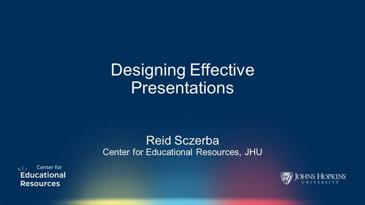 Designing Effective Presentations - Color