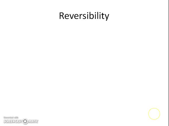 reversibility