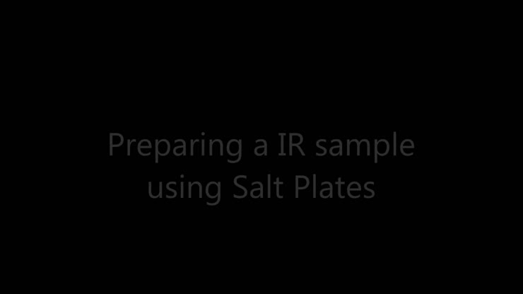 Salt Plate IR_preparing and cleaning salt plates