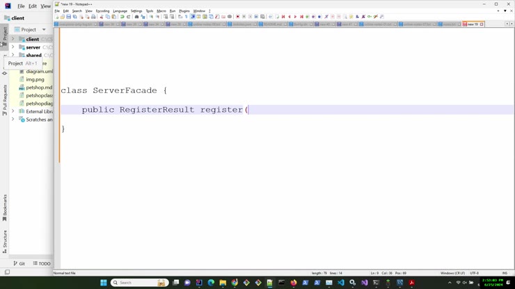 CS - 240 - Server Facade