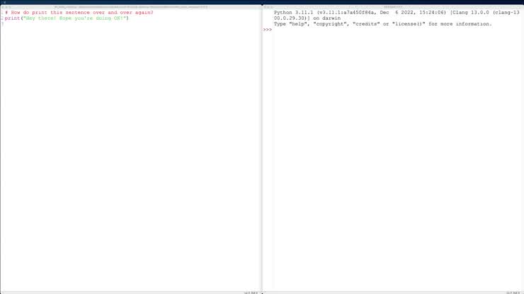 Simple While Loop in IDLE