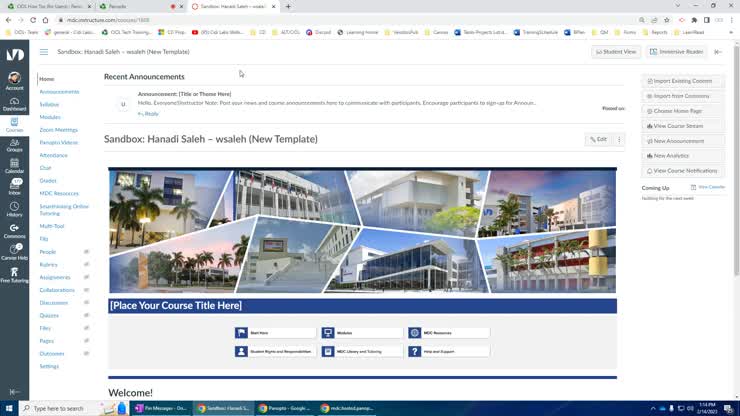 Where to find Respondus in Canvas. Also, the Student Instructions